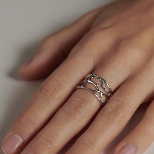 Широкие кольца Trena купить в интернет-магазине Darkrain