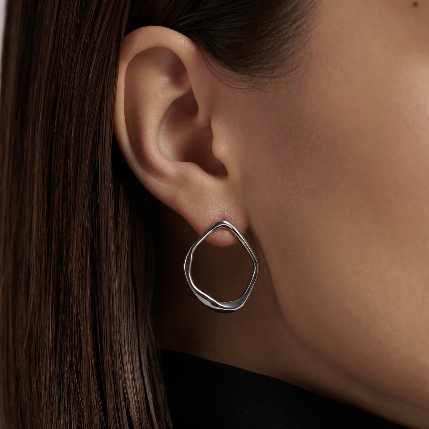 Крупные серьги Natuvian купить в интернет-магазине Darkrain